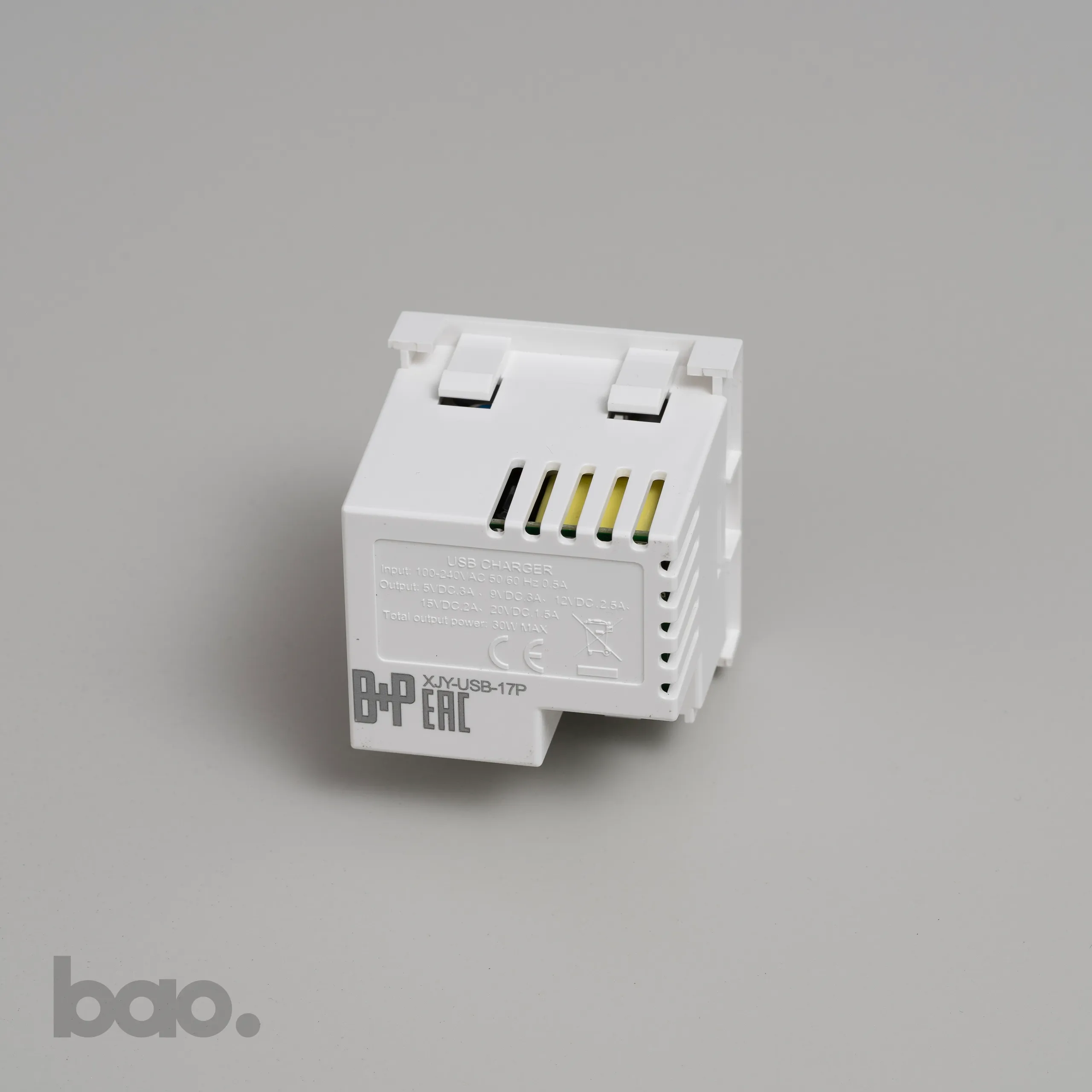 שקע SOCKET MODULE / USB A + C / 30W — bao by Dylan